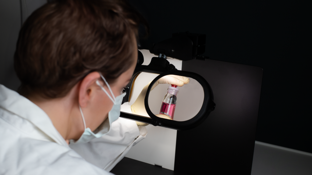 Compact visual inspection Table with uniform light & Magnifier